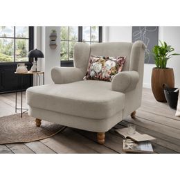 Loveseat Home Affaire "Tassilo", gr&uuml;n (hellgr&uuml;n), B:121cm H:107cm T:147cm, 100% Polyester, Sessel