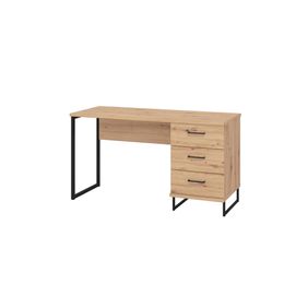 Schreibtisch Inosign "Sardinia" Tische Gr. B/H/T: 137,5cm x 75cm x 56cm, braun (artisan eiche) im Industrial Look, Home Office