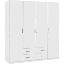 Kleiderschrank Rauch "P4You" Schränke Gr. B/H/T: 181 cm x 197 cm x 54 cm, mit Schubkästen, 4 St., weiß