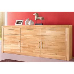 Sideboard VOGL MÖBELFABRIK Sideboards beige (kernbuche teilmassiv) Breite 183 cm