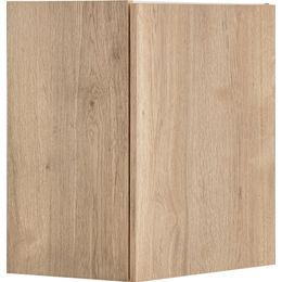 Hängeschrank Optifit "Roth" Schränke Gr. B/H/T: 50cm x 57,6cm x 34,6cm, Komplettausführung, braun (wildeichefarben/wildeichefarben) Breite 50 cm