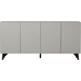 Anrichte Woood "Carve" Sideboards Gr. B/H: 181cm x 85cm, grau (nebelgrauem) Sideboard H 85 cm x B 181 T 46