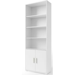 Aktenschrank BEGA OFFICE "Office Line" Schränke Gr. B/H/T: 79cm x 220cm x 35cm, 2 St., weiß Büroschrank, Aktenschrank Mehrzweckschrank wahlweise in 3 Farben