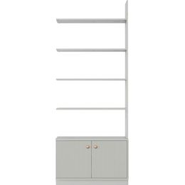 Garderobenschrank Woood "Madu" Schränke Gr. B: 78 cm, grau