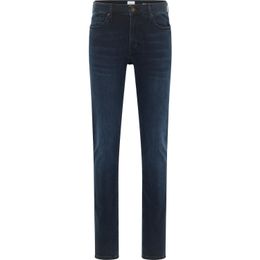 Skinny-fit-Jeans Mustang "Frisco Skinny" Gr. 38, Länge 34, blau (983 dunkelblau) Herren Jeans