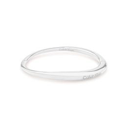 Armreif Calvin Klein "Schmuck Edelstahl Armschmuck ELONGATED DROPS" Armbänder Gr. Edelstahl, silberfarben (edelstahlfarben) Damen