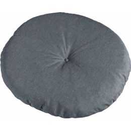 Chillkissen Max Winzer "Bodo" Gr. B/H/T: 105 cm x 18 cm x 105 cm Ø 105 cm, Strukturgewebe 16523, blau (denim) Kinder Poufs in 2 Größen