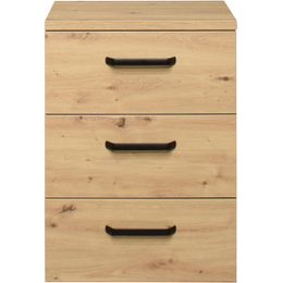 Mäusbacher Mehrzweckschrank MÄUSBACHER Schränke Gr. B/H/T: 50 cm x 73 cm x 35 cm, Basisausführung, braun (asteiche)