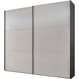 Schwebetürenschrank Wiemann "Korfu" Schränke Gr. B/H/T: 197,3 cm x 217 cm x 67 cm, 2 St., grau hochwertige Beschläge