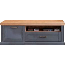 TV-Board Home Affaire "Tara" Sideboards Gr. B/H/T: 151 cm x 52 cm x 54 cm, 1, grau (graphit matt, pacific walnut) lackiert mit wasserbasiertem UV-Lack, Soft-Close-Funktion