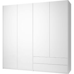 Müllermöbel Drehtürenschrank MÜLLER SMALL LIVING "Modular Plus Variante 8" Schränke Gr. B/H/T: 230 cm x 221,4 cm x 60,5 cm, 4 St., weiß Inklusive 2 geräumigen Schubladen