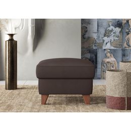 Hocker Machalke "manolito" Gr. B/H/T: 65 cm x 44 cm x 65 cm, Leder RUSTICO, braun (brown rustico)