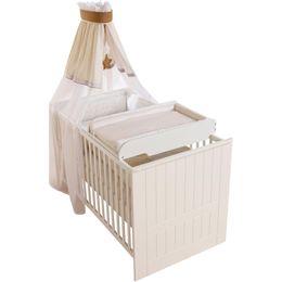 Wickelplatte Roba "Vichy, beige" Gr. B/H/T: 49 cm x 14 cm x 80 cm, beige Baby Wickelaufsätze