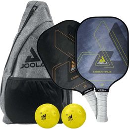 Pickleballschläger Joola "Essentials Sets" Racketsportschläger bunt (grau, gelb, schwarz, blau, grün, bronzefarben, weiß)