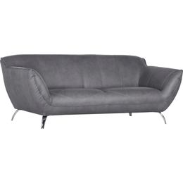 2-Sitzer GUTMANN FACTORY "Venezuela", grau, B:205cm H:83cm T:100cm, Sofas