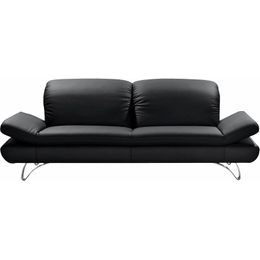 2-Sitzer Places of Style "San Angelo", schwarz, B:202cm H:96cm T:95cm, Sofas