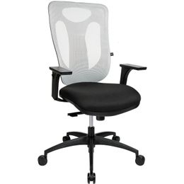 Bürostuhl Topstar "Net Pro 100" Stühle schwarz (schwarz, weiß)