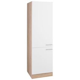 Hochschrank Optifit "Kalmar" Schränke Gr. B/H/T: 60 cm x 207 cm x 57 cm, 2 St., weiß