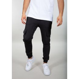 Jogginghose Alpha Industries "Alpha Industries Men - Jogger Terry Jogger" Gr. XS, Normalgrößen, schwarz (black) Herren Hosen