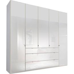 Drehtürenschrank Wiemann "Eastside" Schränke Gr. B/H/T: 246,3 cm x 236 cm x 58 cm, 5 St., weiß inkl. Türendämpfung