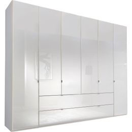 Drehtürenschrank Wiemann "Eastside" Schränke Gr. B/H/T: 295,2 cm x 216 cm x 58 cm, 6 St., weiß inkl. Türendämpfung