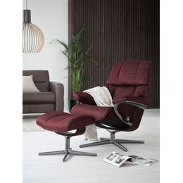 stressless "Reno" mit Cross Base, Gr&ouml;&szlig;e S, M & L, Holzakzent Braun