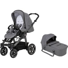 Kombi-Kinderwagen Hartan "Racer GTS - Casual Collection" grau (little zoo) Baby Kinderwagen mit Kombitasche; Made in Germany