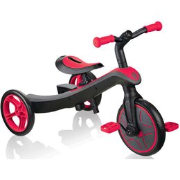 Dreirad Globber "EXPLORER TRIKE 2in1" Dreiräder rot Kinder Dreiräder