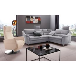 Sit & More TV-Sessel SIT & MORE "Kobra", beige (creme), B:71cm H:110cm T:82cm, Struktur impr&auml;gniert (100% Polyester);Luxus-Microfaser ALTARA NUBUCK (100% Polyester);Struktur (52% Polyester, 35% Polyacryl, 13% Baumwolle);Luxus-Microfaser weich (90% Polyester, 10% Polyamid);Luxus-Microfaser Lederoptik (100% Polyester), Sessel, manuelle Relaxfunktion