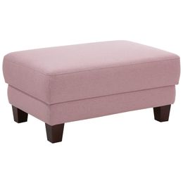 Hocker Home Affaire "Trondheim", rosa (altrosa), B:101cm H:48cm T:66cm, Struktur fein (100% Polyester);Flachgewebe (100% Polyester);Luxus-Microfaser (90% Polyester, 10% Polyamid), Hocker, Polsterhocker, mit Stauraum, Federkern