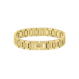 Armband Lacoste "Schmuck Edelstahl Gliederkette METROPOLE" Armbänder Gr. Edelstahl, goldfarben (gelbgoldfarben) Herren