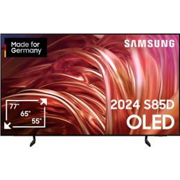 G (A bis G) Samsung OLED-Fernseher "GQ55S85DAE" Fernseher schwarz (graphiteschwarz) LED Fernseher