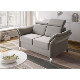 Sit & More 2-Sitzer SIT & MORE "Vincenzo", grau (steelgrau), B:156cm H:84cm T:93cm, Sofas
