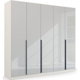 Drehtürenschrank Rauch "Modern by Quadra Spin" Schränke Gr. B/H/T: 226 cm x 210 cm x 54 cm, 5 St., weiß (alpinweiß, glas kristallweiß)