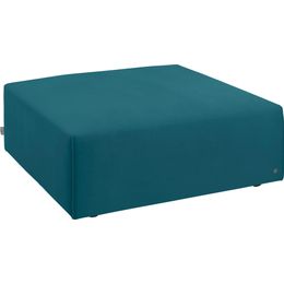 Hocker Tom Tailor HOME "ELEMENTS" Gr. B/H/T: 94 cm x 36 cm x 94 cm, Samtstoff TSV, grün (emerald tsv 3) Polsterhocker Sofa-Element als Einzelhocker oder Sofaelement einsetzbar