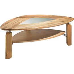 Couchtisch HASSE MÖBEL COLLECTION "1573" Tische Gr. H/T: 45 cm x 85 cm, beige (kernbuche) Runde Couchtische Holz-Couchtische Couchtisch in zwei Ausführungen erhältlich