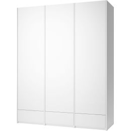 Müllermöbel Drehtürenschrank MÜLLER SMALL LIVING "Modular Plus Variante 6" Schränke Gr. B/H/T: 176,2 cm x 221,4 cm x 60,5 cm, 3 St., Basisausführung, weiß inklusive 3 geräumigen Schubladen