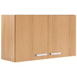 Hängeschrank Optifit "Odense" Schränke Gr. B/H/T: 100 cm x 57,6 cm x 34,6 cm, 2 St., braun (buche, buche) 100 cm breit, 57,6 hoch, mit 2 Türen