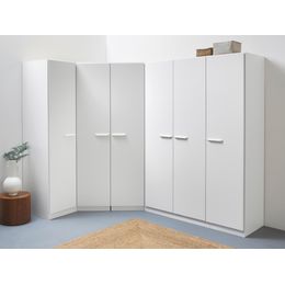 Schrank-Set Rauch "Vandor" Kastenmöbel-Sets Gr. B/H/T: 164 cm x 197 cm x 253 cm, weiß (alpinweiß) Schrankset inklusive 3 Wäscheboxen und 1 Stoff-Organizer mit 6 Fächern