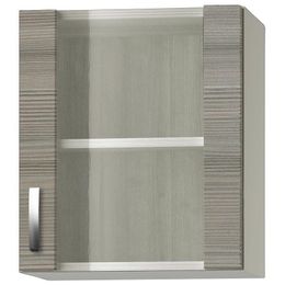 Glashängeschrank Optifit "Vigo" Schränke Gr. B/H/T: 50 cm x 57,6 cm x 34,6 cm, 1 St., braun (nougatfarben, champagner) Breite 50 cm