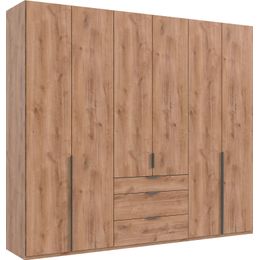 Kleiderschrank wimex "New York" Schränke Gr. B/H/T: 270 cm x 236 cm x 58 cm, 6 St., braun (plankeneichefarben) wahlweise 208 oder 236cm hoch