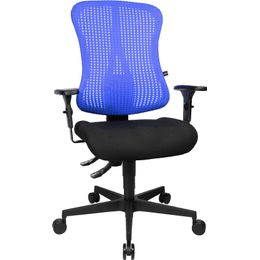 B&uuml;rostuhl Topstar "Sitness 90", blau (schwarz, dunkelblau), Sitzfl&auml;che: 100% Polyester, St&uuml;hle, B&uuml;rostuhl