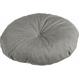 Chillkissen Max Winzer "Bodo" Gr. B/H/T: 85 cm x 18 cm x 85 cm Ø 85 cm, Strukturgewebe 16523, grau (hellgrau) Kinder Poufs in 2 Größen