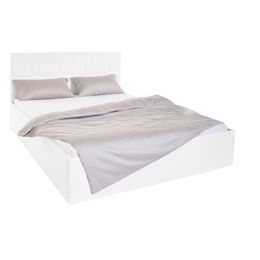 Polsterbett, weiß, B:170cm H:98cm L:210cm, Bezug Bett: 100% Polyester;Bonnell-Federkernmatratze: 51% Polypropylen, 39% Polyester, 10% Baumwolle;Kaltschaummatratze: 100% Polyester, Bezug abnehm- und waschbar bis 60C, Westfalia Schlafkomfort, Betten, inkl. Bettkasten bei Ausführung mit Matratze