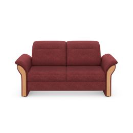 3-Sitzer Home Affaire "Dangast", lila (chianti), B:200cm H:92cm T:102cm, Luxus-Microfaser EUPHORIA 100% Polyester;Luxus-Microfaser Lederoptik 100% Polyester;Easy Care 100% Polyester, Sofas, Kopfteilverstellung, wahlweise auch mit motorischer Relaxfunktion