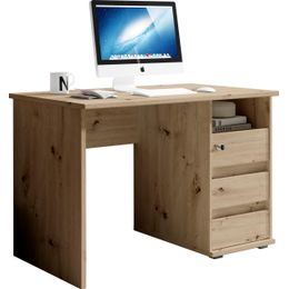 Schreibtisch BEGA OFFICE "Primus 1" Tische Gr. B/T: 110cm x 65cm, braun (artisan eiche) mit Schubkasten abschließbar in 3 Farbausführungen