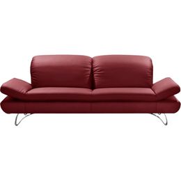 2-Sitzer Places of Style "San Angelo", rot, B:202cm H:96cm T:95cm, Sofas