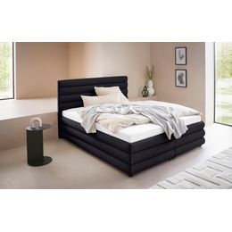 Polsterbett "Maylis", grau (anthrazit), B:172cm L:211cm, 100% Polyester, LeGer Home by Lena Gercke, Betten, Polsterbett ohne Bettkasten Polsterbett, wahlweise mit und ohne Matratze und Lattenrost, auch in 200cm Breite