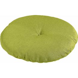 Chillkissen Max Winzer "Bodo" Gr. B/H/T: 105 cm x 18 cm x 105 cm Ø 105 cm, Strukturgewebe 16523, grün (apfel) Kinder Poufs in 2 Größen