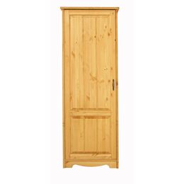 Garderobenschrank Home Affaire "Trinidad" Schränke beige (natur, geölt) Breite 69 cm.